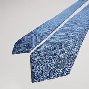 Gucci Silk Tie With Embroidery