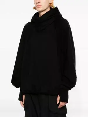 JULIUS W Neck Hoodie