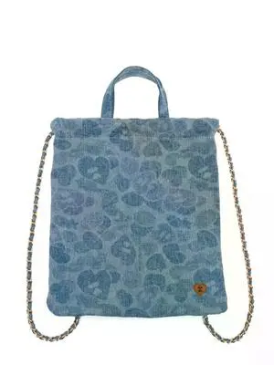 AAPE BY *A BATHING APE Chain Logo Print Tote Bag