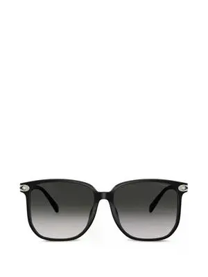 COACH Square Frame Sunglasses - Black
