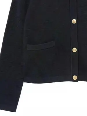 Gant Logo-buttoned Patch-pocket Cardigan