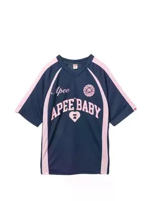 AAPE BY *A BATHING APE Apee™ A Bathing Ape® Logo-print Panelled T-shirt