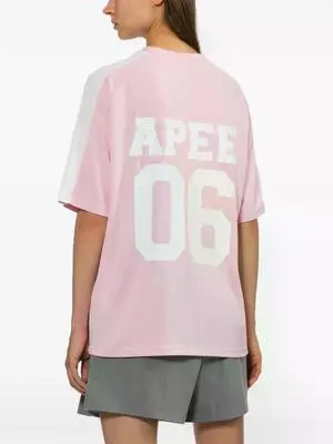 AAPE BY *A BATHING APE Apee™ A Bathing Ape® Logo-print V-neck T-shirt