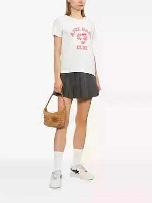 AAPE BY *A BATHING APE Apee™ A Bathing Ape® Logo Patch Shoulder Bag - Neutrals