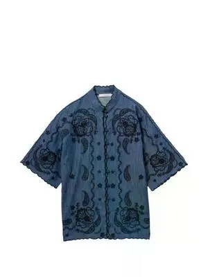 Zimmermann Paisley Embroidered Blouse