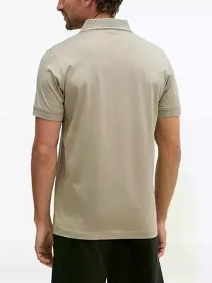 Karl Lagerfeld Logo-embroidered Tipped Polo Shirt