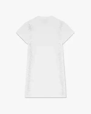 Casablanca Crystal Halftone T-shirt Dress