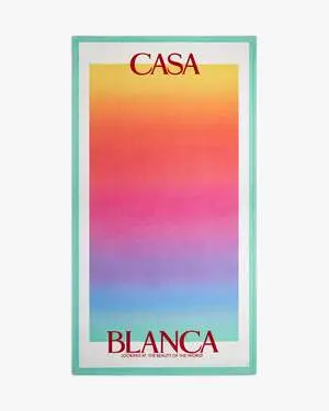 Casablanca Glass Gradient Logo Square Towel By - Multicolor