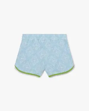 Casablanca Pale And White Jacquard Shorts