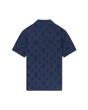 Casablanca Applique Monogram Polo Shirt