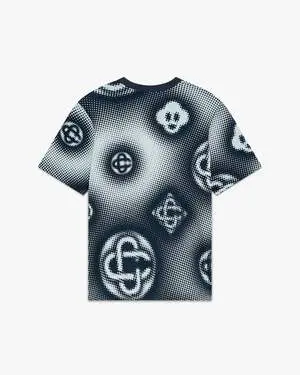 Casablanca Halftone Monogram Short Sleeve T-shirt