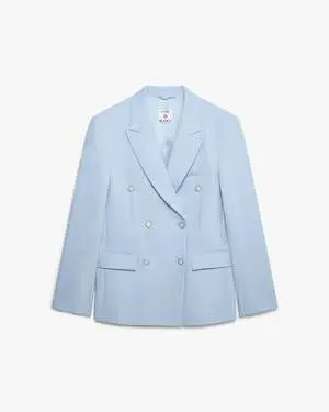 Casablanca Monogram Wool Jacquard Double-breasted Jacket