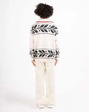 Casablanca Knit Zip-up Sweater