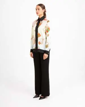 Casablanca Casa Handbags Silk Shirt