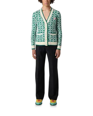 Casablanca Monogram Cardigan
