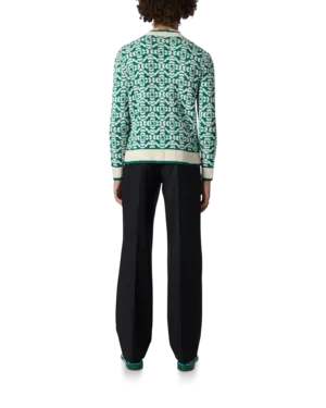 Casablanca Monogram Cardigan