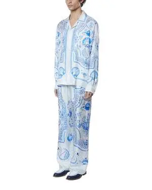 Casablanca Plat A Dessert Blanc Twill Shirt