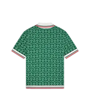Casablanca Diamond Logo Jacquard Polo Shirt