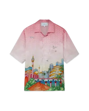 Casablanca Morning City View Silk Shirt