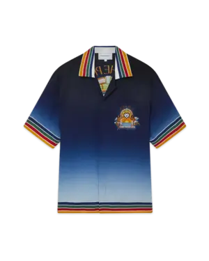 Casablanca Studio De Musique Short Sleeve Silk Shirt