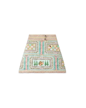 Casablanca Le Labyrinthe Quilted Mini Skirt - Multicolor