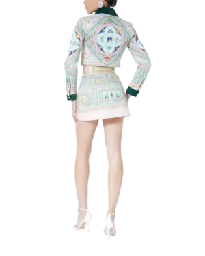 Casablanca Le Labyrinthe Quilted Mini Skirt