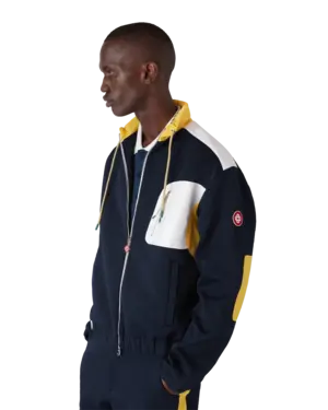 Casablanca Nylon Monogram Jacquard Zip-up Jacket