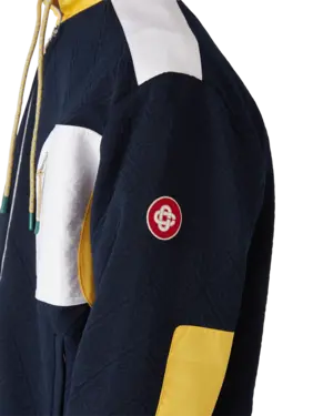 Casablanca Nylon Monogram Jacquard Zip-up Jacket