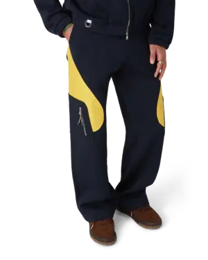 Casablanca Monogram Jacquard Knit Trousers