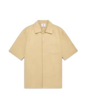 Casablanca Cotton Monogram Jacquard Short Sleeve Shirt - Multicolor