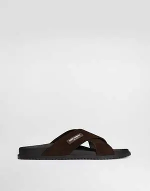 Dolce & Gabbana Embossed Sandals For Men