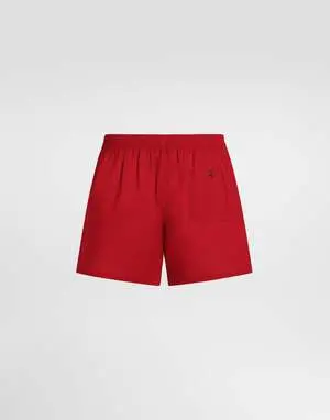 Dolce & Gabbana Cotton Poplin Boxers - Red