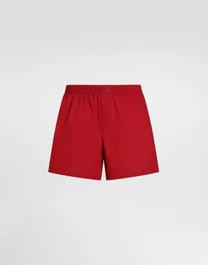 Dolce & Gabbana Cotton Poplin Boxers - Red