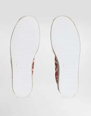 Dolce & Gabbana Majolica-print Canvas Espadrilles