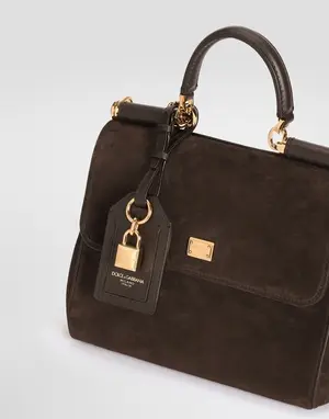 Dolce & Gabbana Small My Sicily Handbag In Split Calfskin - Multicolor
