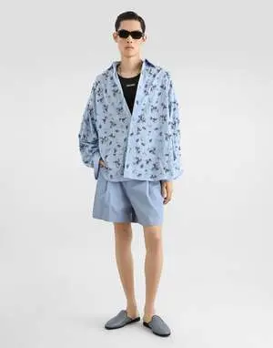 Dolce & Gabbana Cotton Shirt With Embroidery
