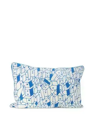 CAVALLI E NASTRI Rectangular Pillow With Geometric Print