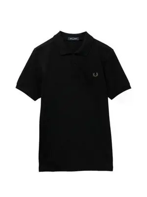 Fred Perry Logo-embroidered Short-sleeve Polo Shirt
