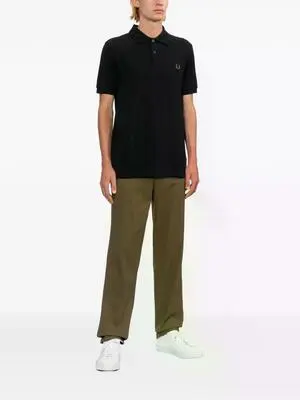Fred Perry Logo-embroidered Short-sleeve Polo Shirt
