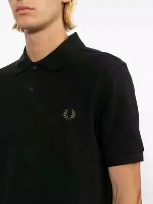 Fred Perry Logo-embroidered Short-sleeve Polo Shirt