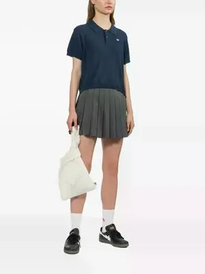 AAPE BY *A BATHING APE Apee™ A Bathing Ape® Logo Embroidered Polo Shirt - Blue