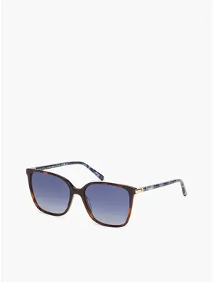 Tommy Hilfiger Cat Eye Acetate Sunglasses - Brown