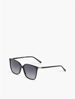 Tommy Hilfiger Cat-eye Acetate Sunglasses - Black