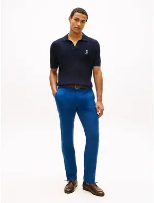 Tommy Hilfiger Linen-blend Straight Chino