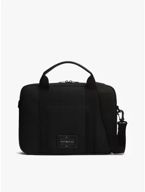 Tommy Hilfiger Textured Laptop Bag - Black