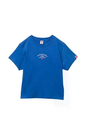 AAPE BY *A BATHING APE Logo Embroidered T-shirt - Blue
