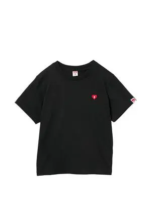 AAPE BY *A BATHING APE Heart-patch T-shirt - Black