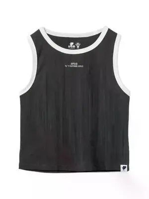 AAPE BY *A BATHING APE Apee™ A Bathing Ape® Logo Print Sleeveless Top - Grey