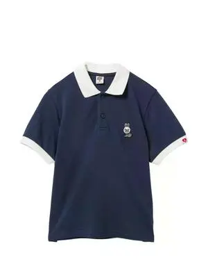 AAPE BY *A BATHING APE Embroidered Polo Shirt - Blue
