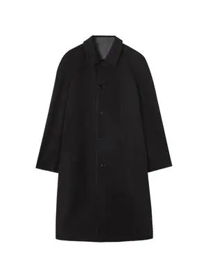 Burberry Reversible Wool Check Car Coat